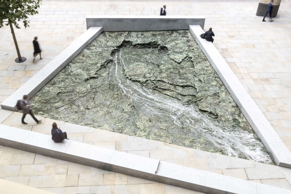 Bloomberg, public art: Forgotten Streams by Cristina Iglesias. Credit ...