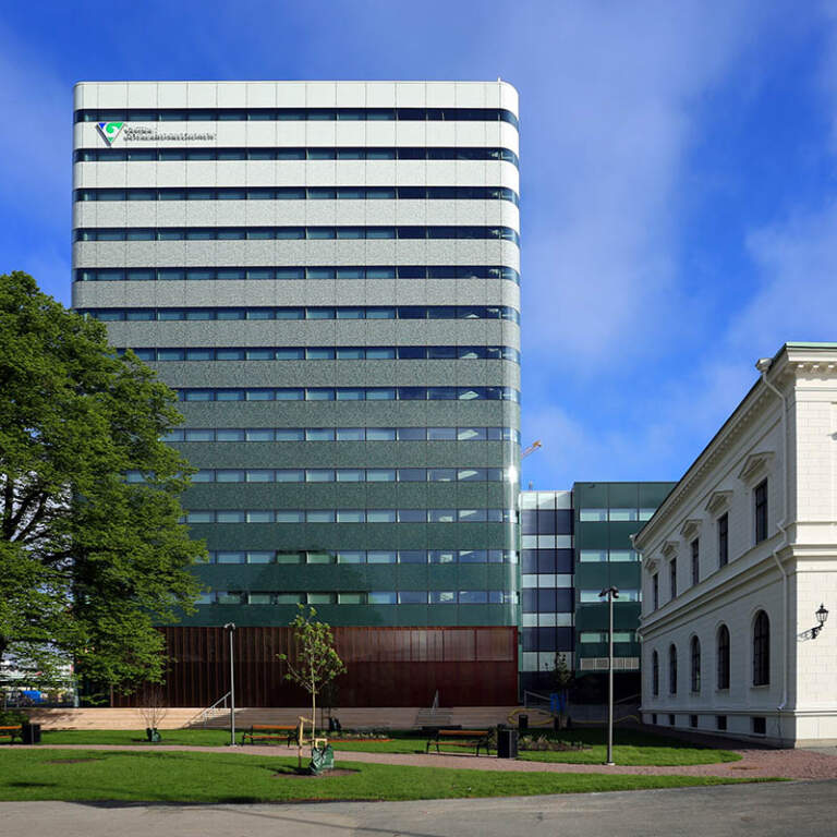 > Regionens Hus, a sustainable modern glass building by White ...